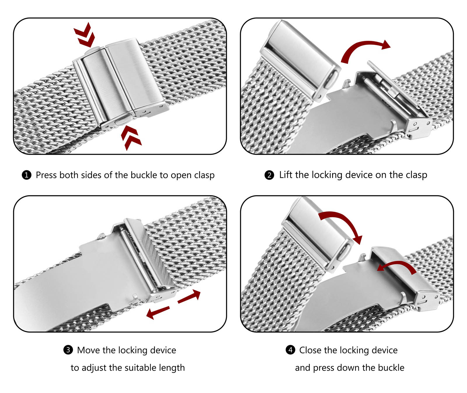 How To Adjust A Metal Watch Strap